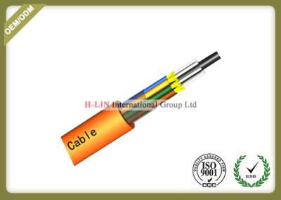 China Multicore Breakout Tight Buffered Indoor Fiber Optic Cable 4-12 Cores Kevlar Yarn for sale