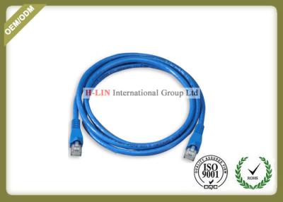 China Cat5e UTP Ethernet Network Patch Cord With RJ45 Connector Various Color Jacket for sale