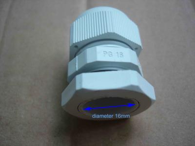 China Waterproof PG Nylon Fiber Optic Cable Gland 16mm for Outdoor Network Installations for sale