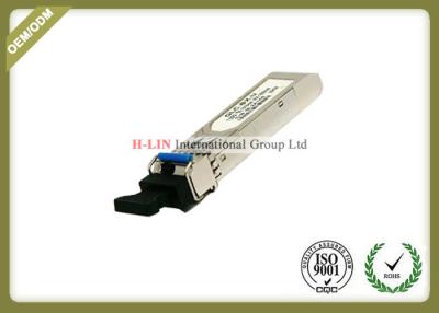 China 1.25Gbps BIDI SFP Fiber Optic Transceiver 20km 120km DDM LC SMF for sale