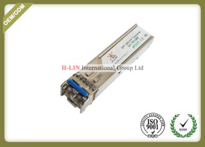 China 1.25G CWDM SFP Fiber Optic Transceiver Module 80km LC Duplex SMF for sale