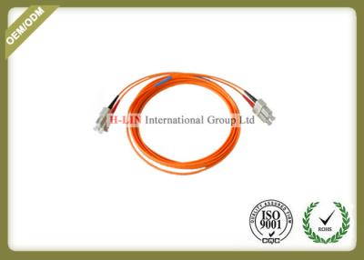China Custom Duplex Multimode SC to SC Fiber Patch Cable Jumper 2m 3m 5m for sale