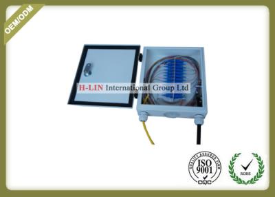 China Outdoor Fiber Optic Termination Box 12 Cores Cold Roll Steel IP65 for sale