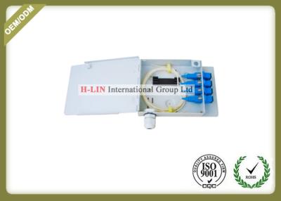 China Indoor Wall Mount Metal Fiber Optic Connection Box 4 Core 8 Core 12 Core for sale