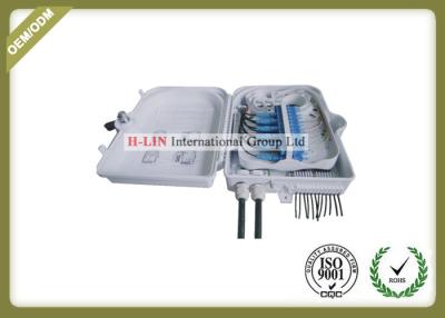 China 24 Core Pole Mounted FTTX Fiber Optical Network Termination Box With Tube Splitter for sale
