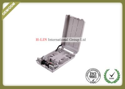 China FTTH Indoor Fiber Optic Cable Box Wall Mount Enclosure with Splice Tray 12 Ports for sale
