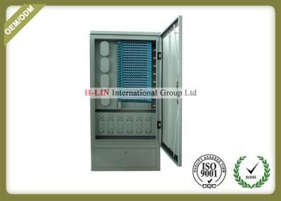 China 288 Cores Outdoor Fiber Distribution Cabinet SMC Material Anti Erosion High Intensity for sale