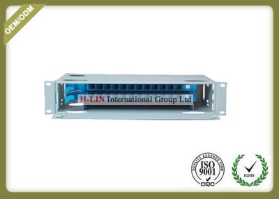 China 2U 24 Ports Optical Distribution Frame Rack Mounted SC Simplex Adapter for sale