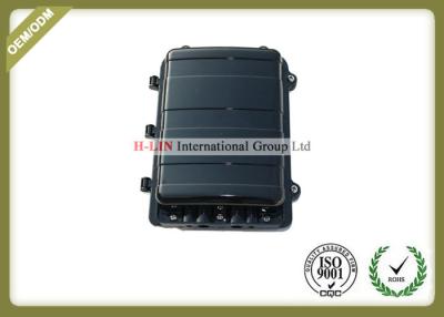 China 48 Cores Horizontal Outdoor Fiber Optic Closure PC Material Silica Gel Sealing for sale