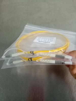 China OS2 Fiber Optic Patch Cables , DIN - DIN UPC Simplex Singlemode Optical Fiber Jumper  for sale