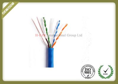China Indoor 23AWG UTP CAT6 Network Lan Cable with  Bare Copper  PVC/LSZH Jacket for sale