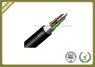 China Outdoor Fiber Optical Cable GYFTA Loose Tube Non-Metallic Aluminum Tape PE Jacket 2-144 Cores for sale
