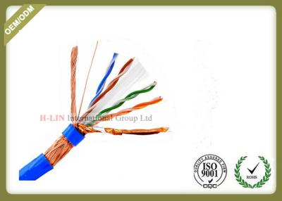 China SFTP CAT6 Network Cable 23AWG 4 Pairs 8 Conductors Bare Copper PVC LSZH Jacket Indoor for sale