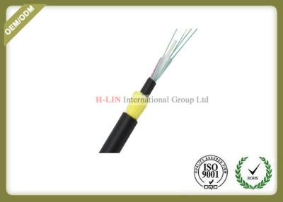 China Unarmored ADSS Outdoor Fiber Optic Cable 200M to 1000M Span All Dielectric Self Supporting for sale