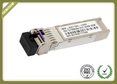 China Cisco Compatible 10G SFP+ Fiber Module SM 20km 80km Distance for sale