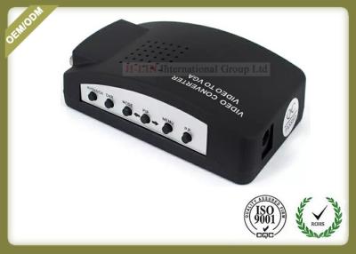 China AV to VGA Fiber Optic Media Converter Plug and Play Video Converter 1080P for sale