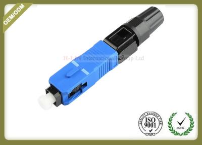 China SC UPC Single Mode Fiber Fast Connector 52-55mm Length for FTTH for sale