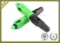 China SC Singlemode UPC APC Fast Fiber Optic Connectors For FTTH Network for sale