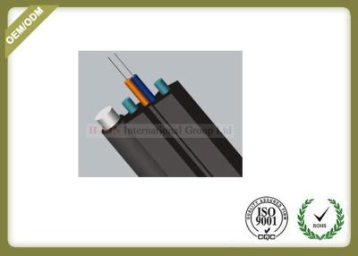 China Outdoor FTTH Drop Cable 5.0x2.0mm G657A FRP Strength Member LSZH Jacket for sale