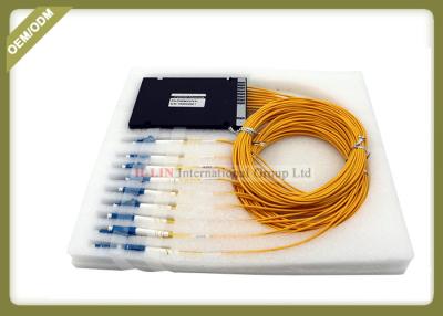 China 8 Channel CWDM DWDM Mux Fiber Optic Splitter 1270-1610nm Wavelength for sale