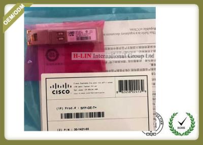 China 1.25G 1000 BASE - T Fiber Optic Transceiver Module Copper RJ - 45 100m for sale