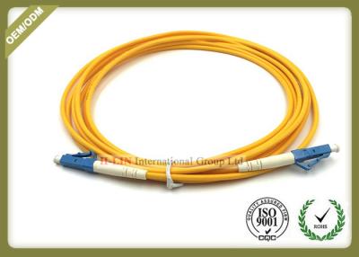 China LC UPC Fiber Optic Patch Cord  High Return Loss For Jumper Connection for sale