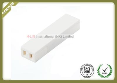 China Outdoor Fiber Optic Junction Box Waterproof 1 Input 1 Output Black for sale