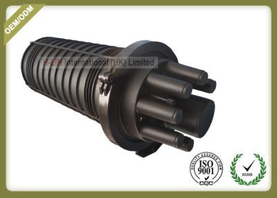 China Outdoor Dome Fiber Optic Enclosure 288 Cores 1x4 Splitter 4 In 4 Out for sale