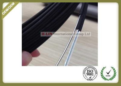 China FTTH Fiber Optic Cable Non-Metal Strength Member LSZH Jacket 2mm Black for sale