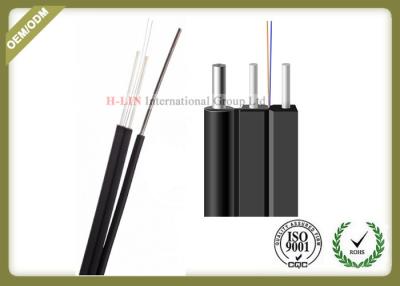 China Lightweight FTTH Aerial Drop Cable Non-Metal Strength Member 2mm Flute Design for sale