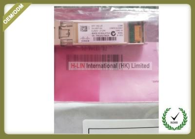 China Cisco SFP-10G-LR 10GBase-LR SFP Fiber Optic Transceiver Module LC Connector 10km for sale