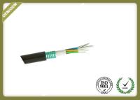 China 24 Cores Outdoor Fiber Optic Cable GYFTS G652D G657 FRP Strength Member 10mm Diameter for sale
