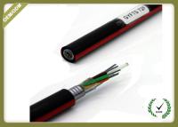 China 24 Cores Outdoor Fiber Optic Cable GYFTS G652D G657 FRP Strength Member 10mm Diameter for sale