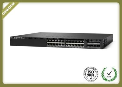 China Cisco WS-3650-24PS-E 24 Port Gigabit PoE+ Managed Switch 370W for sale