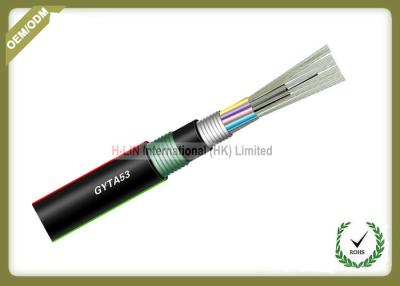 China GYTA53 Underground Armored Direct Buried Fiber Optic Cable 288 Cores Outdoor for sale