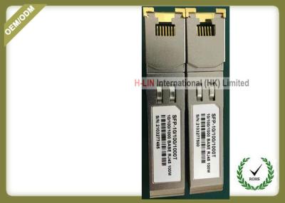 China Wholesale 1000BASE-T SFP Copper RJ45 Transceiver Module 100m Industrial Grade for sale