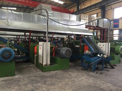 China CE Certified Reclaimed Rubber Machine Waste Tire Recycling System with 1/6 Rotation Braking Safety for sale