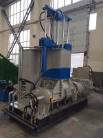 China 75 Litre Hydraulic Ram Style Rubber Kneader Machine | 110KW Motor, 30/24.5 RPM Rotors for sale