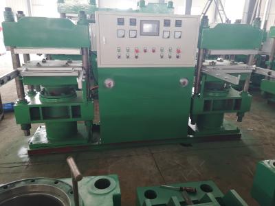 China 50 Ton Double Rubber Press Machine with PLC Control | 2.5 MN Pressure | 200mm Daylight | SGS Certified Vulcanizer for sale