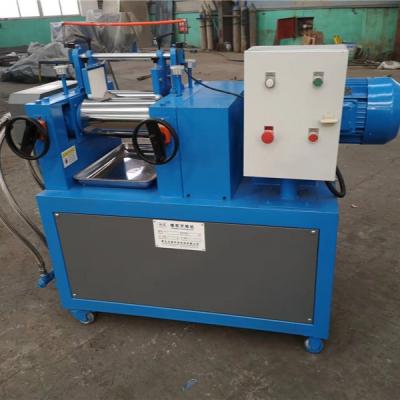 China 8 Inch Lab Rubber Mixing Machine Two Roll Mill with 5.5-280 kW Power Range for Rubber Compound Processing for sale