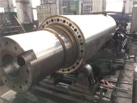 China Ductile Iron Rubber Machine Parts Forged Steel Shaft High Speed Steel Roller 2000mm Diameter 80t Capacity for sale