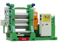 China Rubber Calender Machine 500-2000mm Width with 10MPa Pressure and Optional Cooling System for Industrial Processing for sale