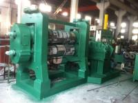 China Electric Two Roll Rubber Calender Machine 220V/380V/440V with 10MPa Pressure and 200-400mm Roller Diameter for sale