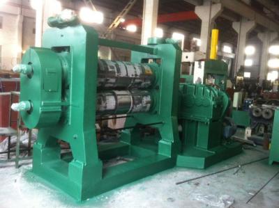 China Electric Two Roll Rubber Calender Machine 220V/380V/440V with 10MPa Pressure and 200-400mm Roller Diameter for sale