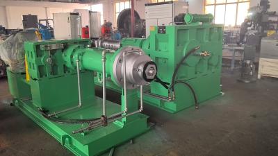 China XJ-150 150mm Hot Feed Extruder for Motorcycle Inner Tubes - 55KW Motor, 0-60 RPM Speed for sale