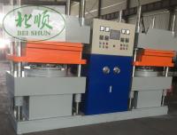 China 300 Ton Double Station Flat Plate Vulcanizing Press for Rubber Product Production for sale