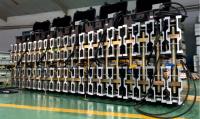 China Heavy Duty Rubber Conveyor Belt Splicing Hot Vulcanizing Press Machine 650-2200mm Width 9.5-34.1kW Power for sale