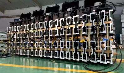 China Heavy Duty Rubber Conveyor Belt Splicing Hot Vulcanizing Press Machine 650-2200mm Width 9.5-34.1kW Power for sale