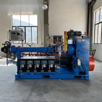China XJW-90 Rubber Cold Feed Pin Extruder 90mm Screw Diameter with 75kW Motor and 180kg/hr Capacity for sale