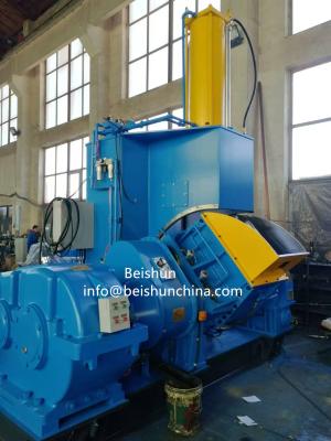 China 110KW Rubber Kneader Machine 55L Mixing Capacity Electrical Heating Cutting System for sale